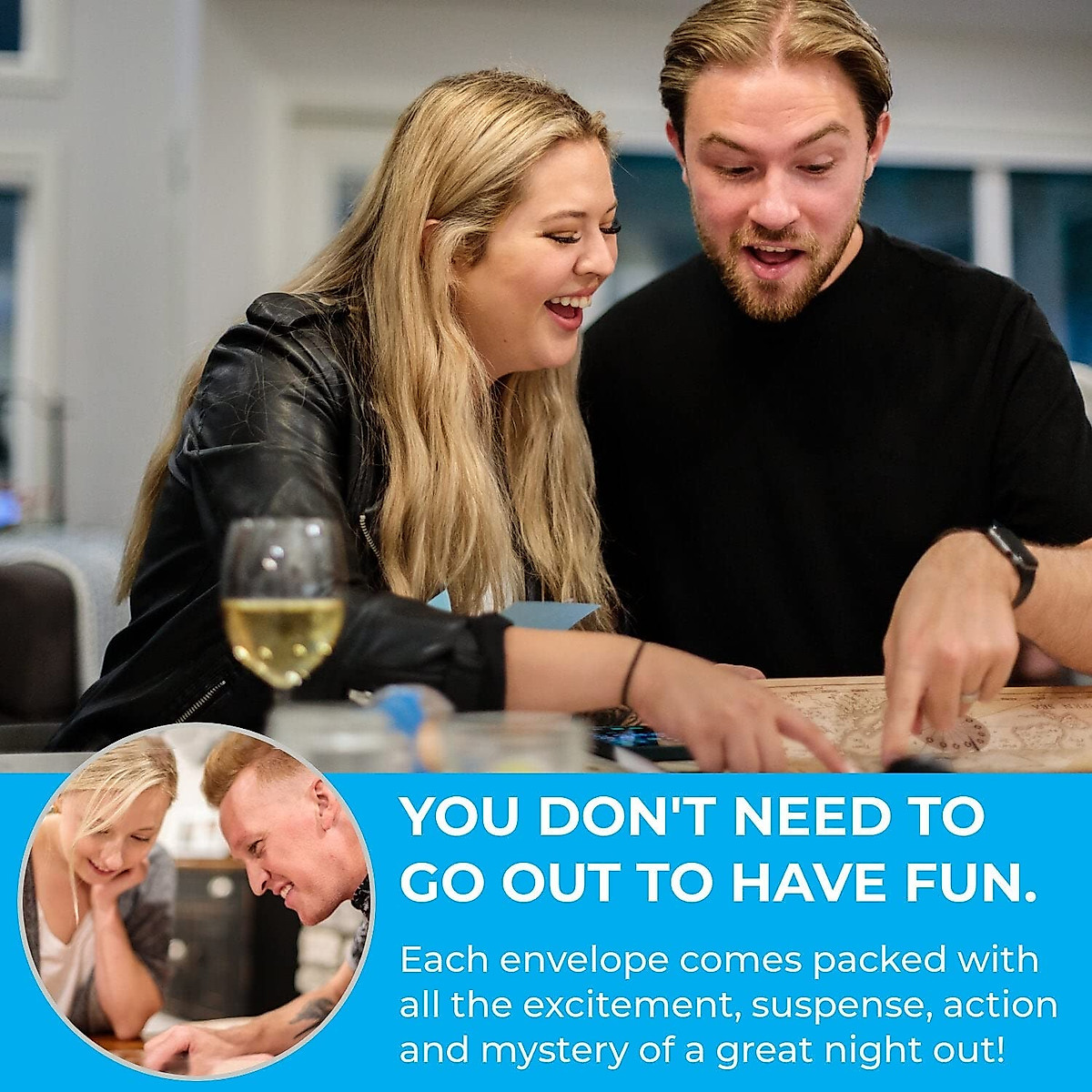 Escape Mail - Escape Room Game | Escape Room Kit, Family Escape Room Game | Ages 15+, 1-4 Players | Mail Game | DIY Escape Room | Fun Adults & Teens Mystery Game - Standard - Episode 1