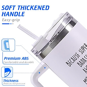 CHICKOR Chaos Coordinator Tumbler 40oz - Funny Gifts for Women, Insulated Stainless Steel Cup with Handle & Straw, Badass Travel Mug for Work, Boss, Coworker, Mom, Strong Women Gifts