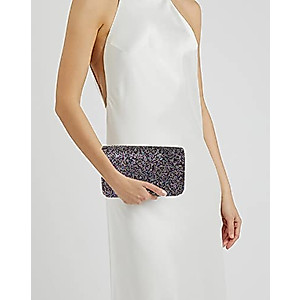 sioglam Rhinestone Evening Clutch Sparkling Diamonated Purse for Women Girls Prom Cocktail Party Wedding Night Out Bag