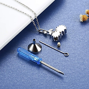 Sunflower Dual Urn Pendant Necklace 925 Sterling Silver Hold Two keepsakes Cremation Jewelry for Ashes Necklace You are my sunshine Memorial Always in My Heart Memory Necklace Gift
