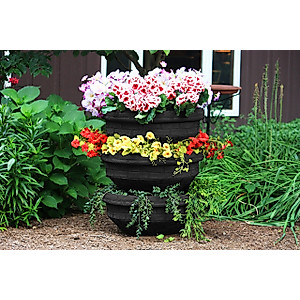 Good Ideas ECG3-Dar English Composting Garden Bin, Dark Granite