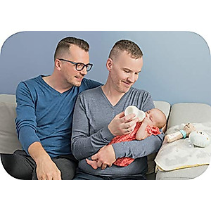 MAM Easy Start Anti Colic 5 oz Baby Bottle, Easy Switch Between Breast and Bottle, Reduces Air Bubbles, 2 Pack, Newborn, Girl