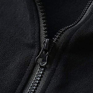 Moyikiss Studio Fashion Kids Baby Boys Girls Casual Clothes Zipper Sweatshirt+Trousers Set Striped Sportwear(Black,110/4T)