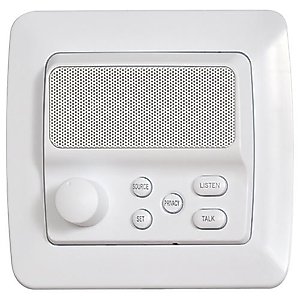 Intrasonic Technology IST Retro Intercom Room Station, White (RETRO-5R)