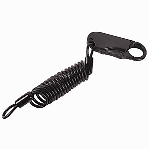 Doppy Helmet Lock Helmet Bike/Motorcycle Lock Cable Anti-Theft Bicycle Locks Combination Lock Cycling Cable Lock(Black)