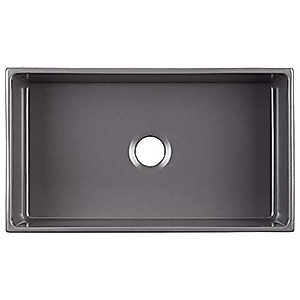 Signature Hardware 433911-27 Torun 27" Farmhouse Single Basin Fireclay Kitchen Sink