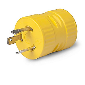 Marinco125A Generator Adapter, 30A/125V Connector and 30A/125V Locking Male Plug