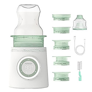 Momcozy Portable Bottle Warmer for Travel, Double Leak-Proof Travel Bottle Warmer with Fast Heating, Safety Material Baby Bottle Warmer for Dr. Brown, Philips Avent, Medala, Tommee Tippee, Comotomo