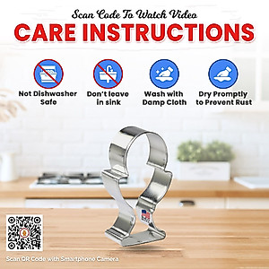 Foose Chalice Cookie Cutter 4 Inch –Tin Plated Steel Cookie Cutters – Chalice Cookie Mold