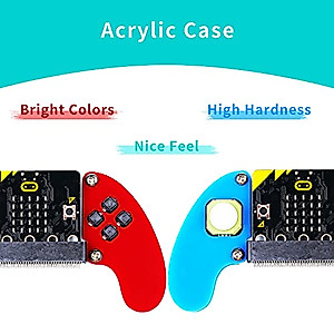 ELECFREAKS microbit Game Joystick Wireless Control Handle by Micro:bit STEAM Education DIY Graphical Programming Controller(Without Micro:bit)