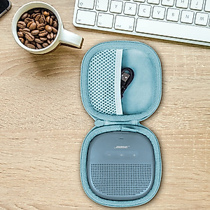 Aenllosi Hard Travel Case Replacement for Bose SoundLink Micro Bluetooth Speaker (Blue)