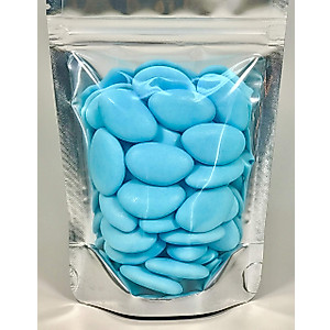 Smell Proof Mylar Food Storage Bag (50 Pack) 1 Ounce Clear Front Heavy Duty Ziplock 6x9x3 Inch Stand Up Leak Proof Foil Pouch w Hang Hole. Heat Sealable with Iron.