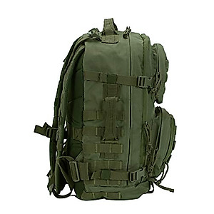Rockland Military Tactical Laptop Backpack, Green, Large