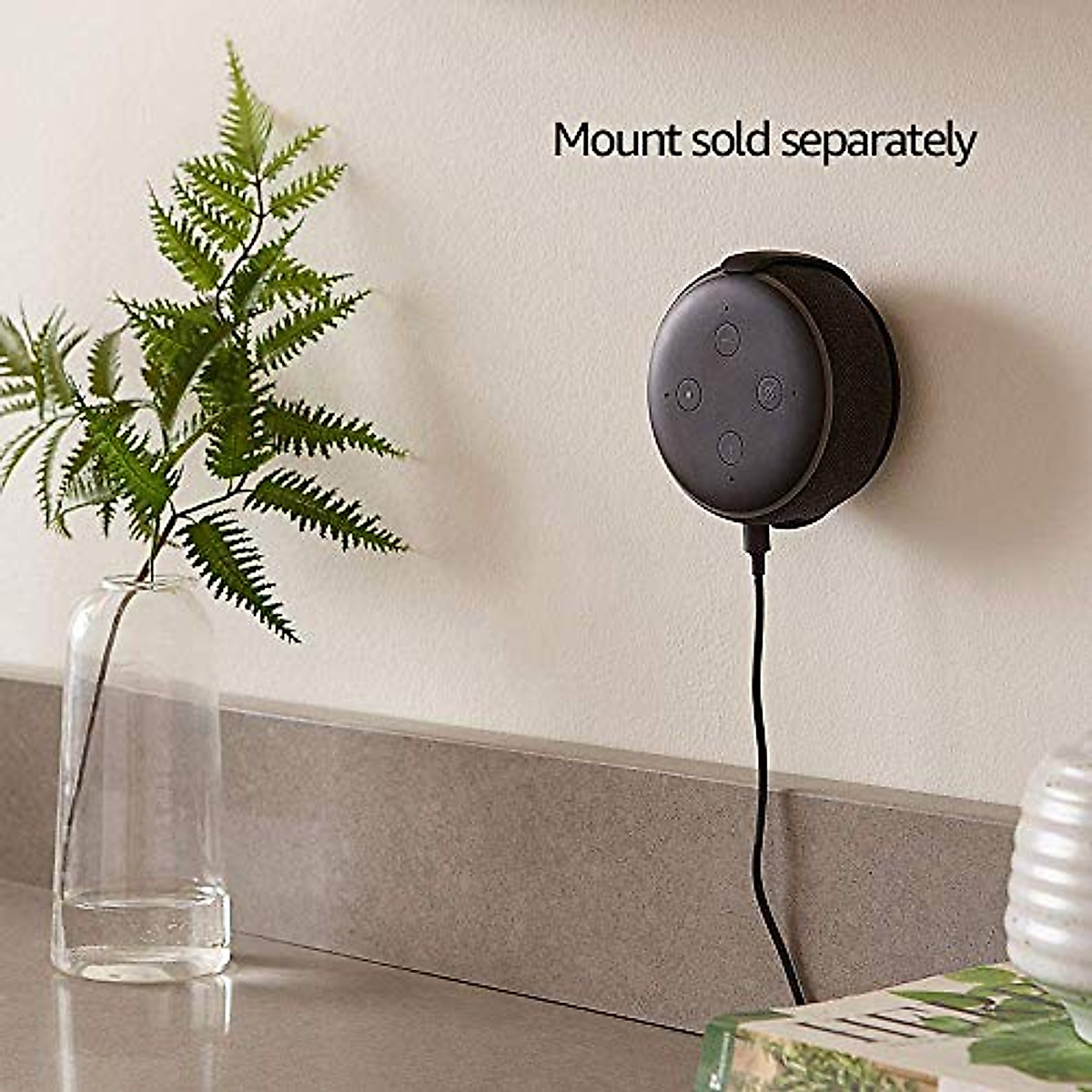 Certified Refurbished Echo Dot (3rd Gen) - Smart speaker with Alexa - Charcoal