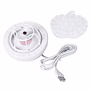 Mini Ultrasonic Dishwasher Multifunctional Household USB Portable Compact Dish Washing Machine for Small Apartment Office and Home Kitchen(Red)