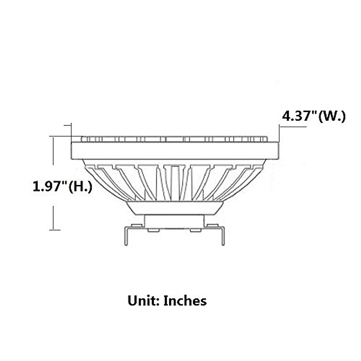 Leelands PAR36 Landscape LED Bulb Outdoor Well Lights Landscape Lighting Garden Lights Yard Illumination Soft Warm White Low Voltage 12V AC/DC Water Resistant Rating IP67 10Watt