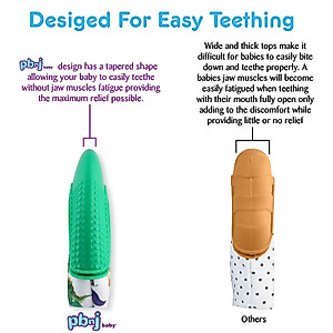 PBnJ baby Silicone Infant Teething Mitten Teether Glove Mitt Toy (Sports)