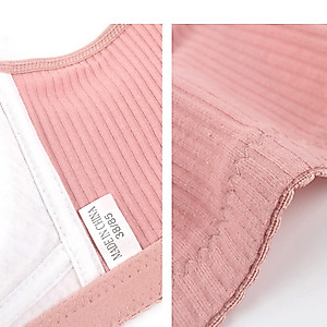 Deals of Day Mastectomy Bra with Pockets for Breast Prosthesis Women Daily Bra Front Closure Wireless Post-Surgery Bra High Support Bra Convenient Front Button Bra Everyday Sleep Bras Pink 5XL