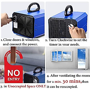 Ozone Generator 10,000 mg/h High Capacity Ozone Machine Suitable for Home, Pet and Car