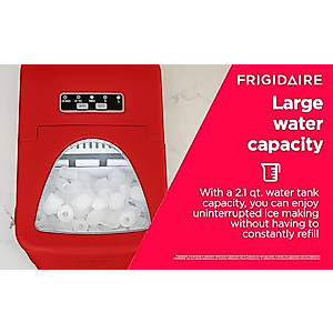 Frigidaire EFIC108 Counter top Portable, 26 lb per Day Compact Ice Maker Machine