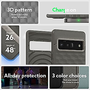 Caseology Parallax Protective Case Compatible with Google Pixel 6 Pro Case (2021) - Ash Gray