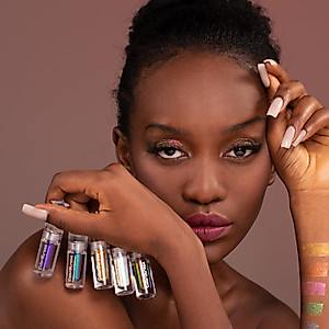 CHARMACY Liquid Duochrome Eyeshadow, Multi-Dimensional Eye Looks, Long Lasting Glitter Eye Shadow Sets Metallic Pigments, Quick Drying, Sparkling Shiny Eye Makeup for Beginners, 1.6g (#18#21)