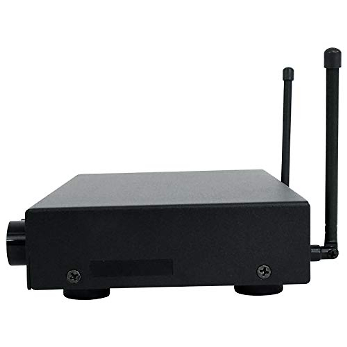 Rockville RKI65BT Dual UHF Wireless Microphones+Bluetooth Karaoke Mic Interface, Black