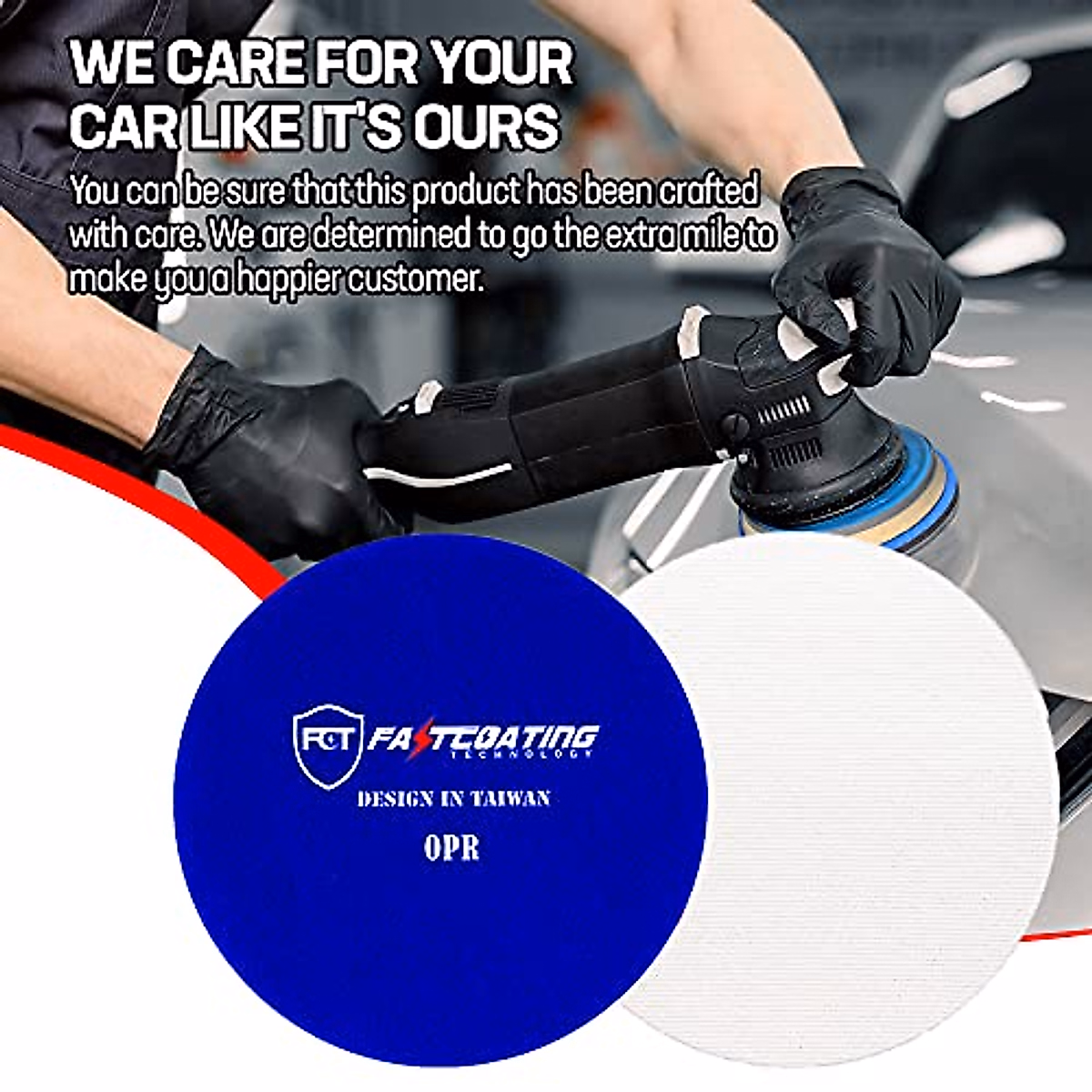 FCT FASTCOATING OPR CAR POLISHING PAD-Denim
