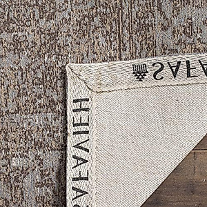 SAFAVIEH Classic Vintage Collection 8' x 10' Grey CLV121D Oriental Medallion Cotton Area Rug