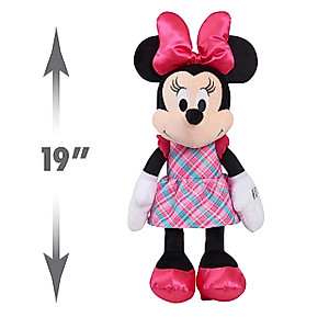 Disney Minnie Mouse Easter Large 19-inch Plush, Stuffed Animal, Mouse, Officially Licensed Kids Toys for Ages 2 Up by Just Play