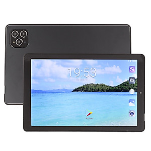 Haofy 2 in 1 Tablet, Smart Callable Tablet 5G WiFi 4G RAM 64G ROM 10.1 Inch High Performance for Business for Android 11.0 System (US Plug)