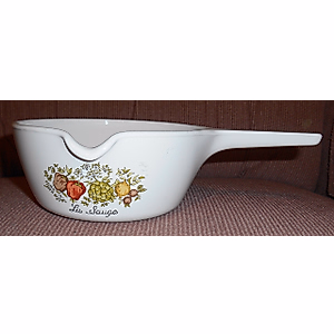 Vintage Corning Spice of Life 2 1/2 Cup Saucepan with Pouring Spout Le Persil No Lid
