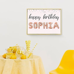 Happy Birthday Personalized Frame Tv Art | Custom Bday Frame Tv Art | Happy Birthday Art for Samsung TV | Birthday Digital Tv Art