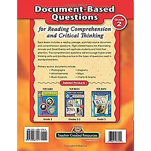 Document-Based Questions for Reading Comprehension and Critical Thinking: Grade 2