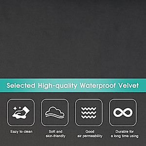 YUNLife&Home U-Shaped Modular Sectional Sofa with Double Chaise Lounge and Waist Pillows,6-Seat Oversized Symmetrical Couch,Comfy Chenille Upholstery Deap Seat Corner Sofá Convertible Sleeper Couches