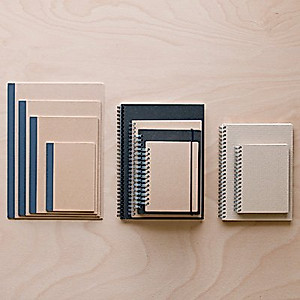 MoMa MUJI Double Ring Notebook B5 80sheets - Pack of 3books Beige