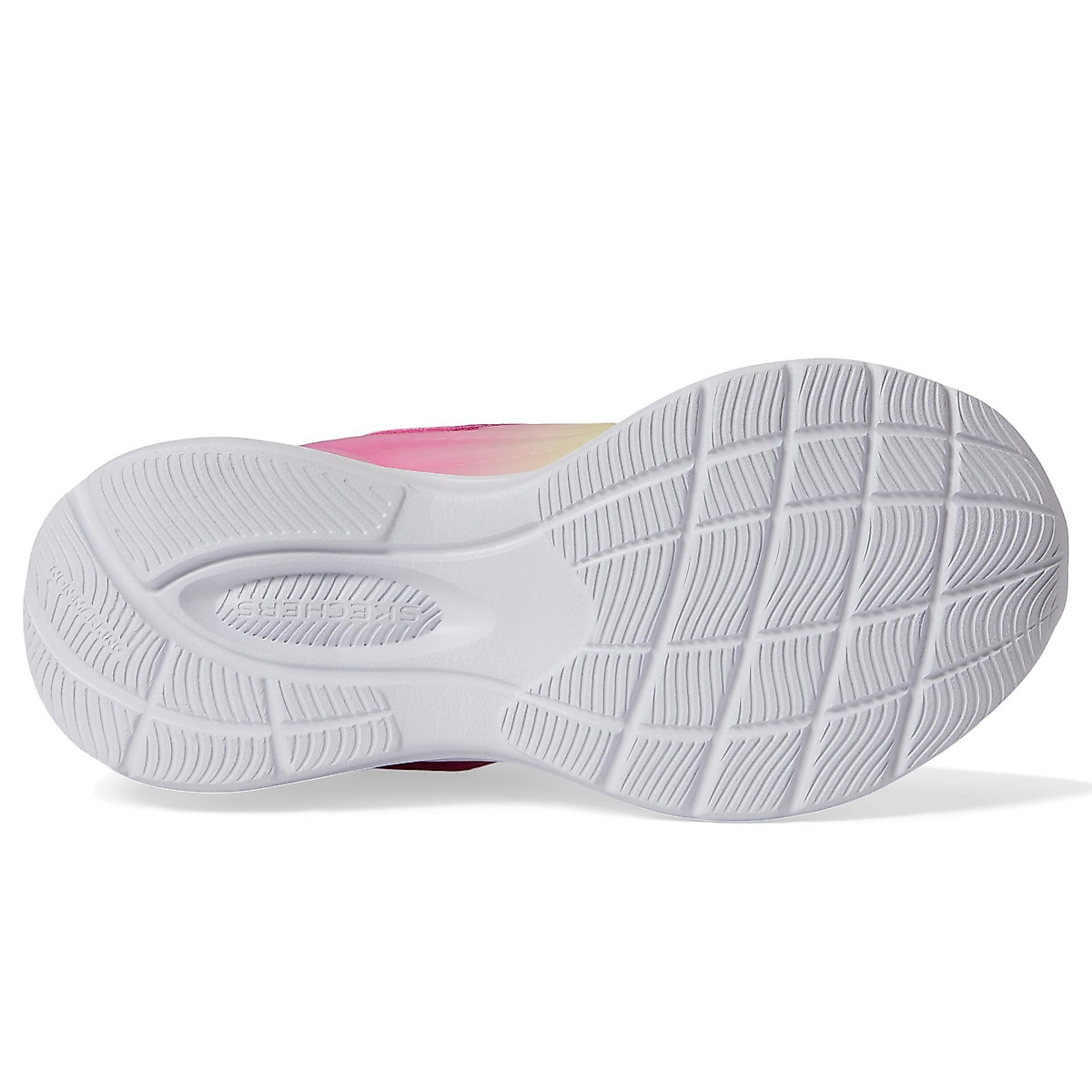 Skechers Girls Jumpsters 2.0-Blurred Dream Sneaker, Pink/Multi, 2 Little Kid