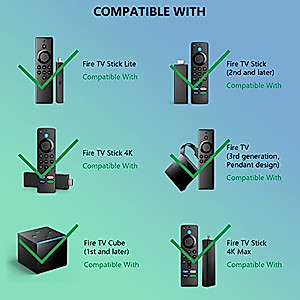 Replacement Voice Remote (3rd GEN) L5B83G for Amazon Fire TV Stick (2nd Gen, 3rd Gen, Lite, 4K),Amazo Fire TV Cube (1st Gen and Later), and Amazon Fire TV (3rd Gen)