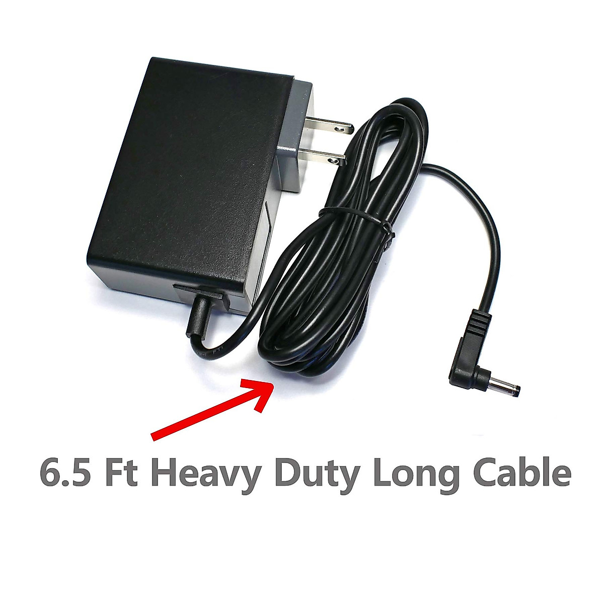 EDO Tech Wall Charger AC Adapter for Sylvania Naviskauto Pumpkin HDJUNTUNKOR APEMAN WONNIE DR. J UEME Portable Single Dual Screen Blu-ray DVD Player (6.5 Ft Cable)