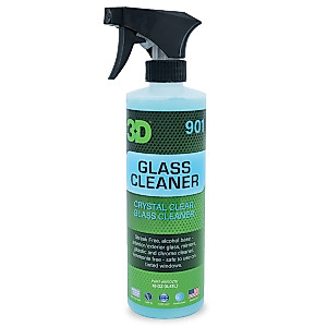 3D Glass Cleaner - Ready to Use, Tint Safe, Streak Free Glass Cleaner - 16oz.