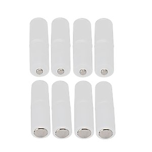 LAMPVPATH AAA to AA Battery Adapter (Pack of 8), Converter Holder for AAA to AA Batteries