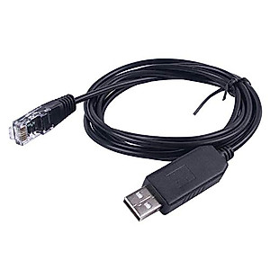 Telescopes Equatorial Mount Control Cable for Skywatcher HEQ5pro AZEQ5 AZEQ6 EQ6-R Support EQMOD ASCOM Set Up Sofware Manual Download (6ft/180cm,Asiair or PC to Mount Black)