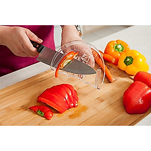 Knife Glider Kitchen Home Hand Finger Guard Protector Shield Chopping Cutting Slicing Peeling Multi Food Cooking Preparation Tool