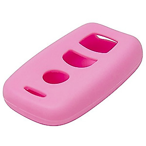 Keyless2Go Replacement for New Silicone Cover Protective Case for Mazda Remote with FCC KPU41846 KPU41794 - Pink