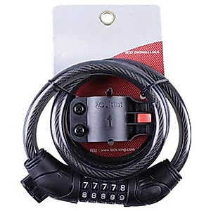 VIGAT Steel Cable Lock Bicycle Road Mountain Bike Electric Car Universal Password Lock Anti-Theft Lock 1200X12mm