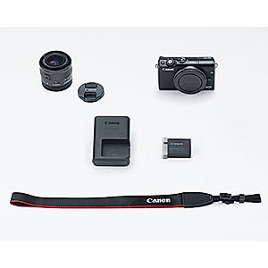 Canon EOS M100 Mirrorless Camera w/ 15-45mm Lens - Wi-Fi, Bluetooth, and NFC enabled (Black) (2209C011)
