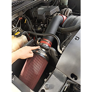 FAERSI Mass Air Flow Sensor Compatible with Chevy Silverado, Suburban 1500, 2500, Tahoe, GMC Yukon XL 1500 Sierra Cadillac Escalade 5.3L, 6.0L, 4.8 & More - Replaces 25168491, AF10043, 25318411