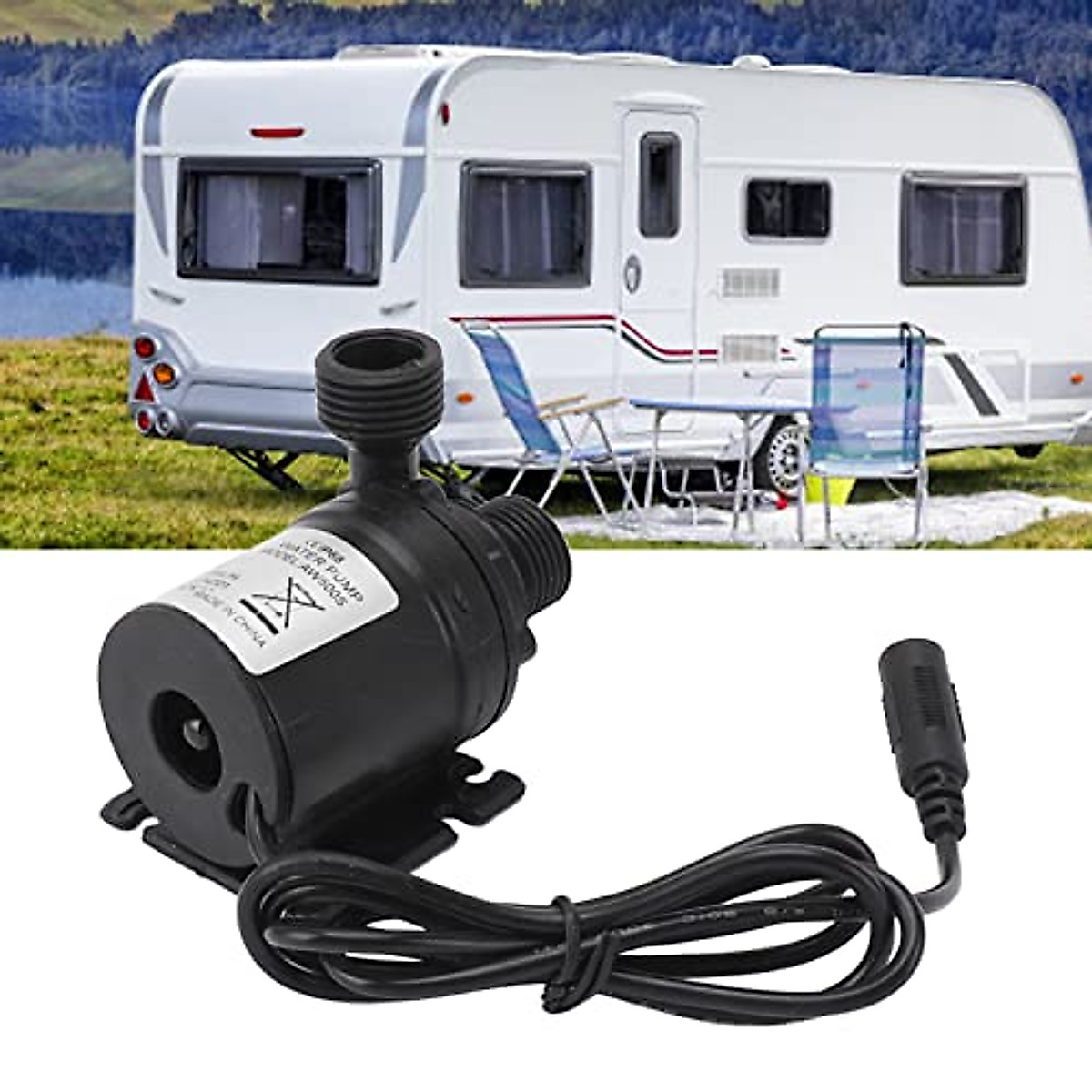 Ice Machine Water Pump, Water Pump IP68 Sealed Ceramic Shaft Miniature Low Noise for Beverage Machine (DC24V)