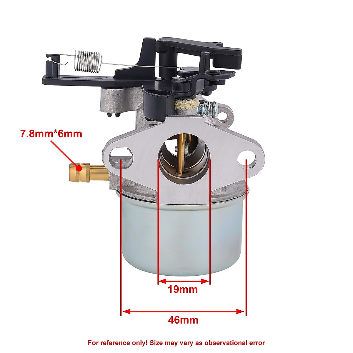 ATVATP 591137 Carburetor for BS 595390 796595 796396 796657 798938 79648 121R02 121S02 for Troy Bilt Pressure Washer7.75 Hp 8.75 Hp 8.5Hp 190CC Engine
