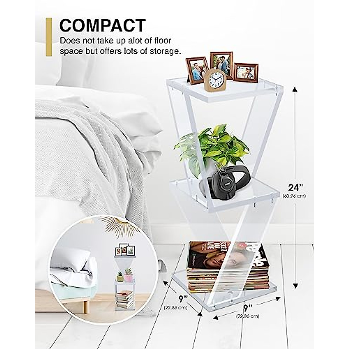 Acrylic Side Table, Acrylic Furniture, Acrylic Coffee Tables for Living Room, Acrylic End Table, Arteriors, Ghost Table, Arylic Desk, Clear Furniture, Wavy Side Table, Acrylic Bed Table